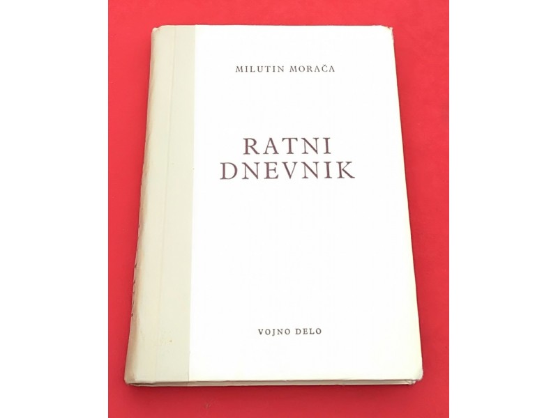Ratni dnevnik Milutin Morača