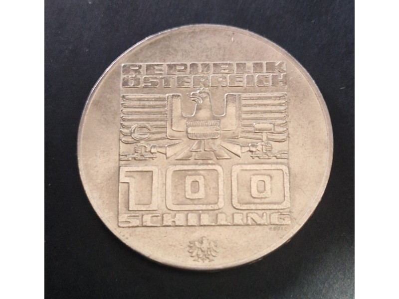 100 Schilling XII Winter Olympics 1976