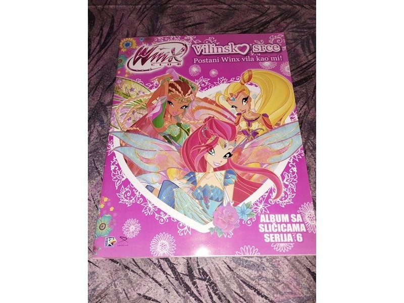 Album za slicice Winx club Vilinsko srce