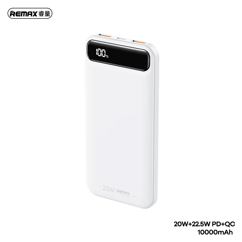 Univerzalna Back Up Baterija prenosiva baterija REMAX Bole Series RPP-520 PD20W+QC22.5W Fast Charging 10000mAh beli