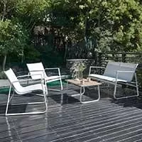 Lounge Set Za Baštu i Terasu Verde Beige - 2 Fotelje, Dvosed i Sto