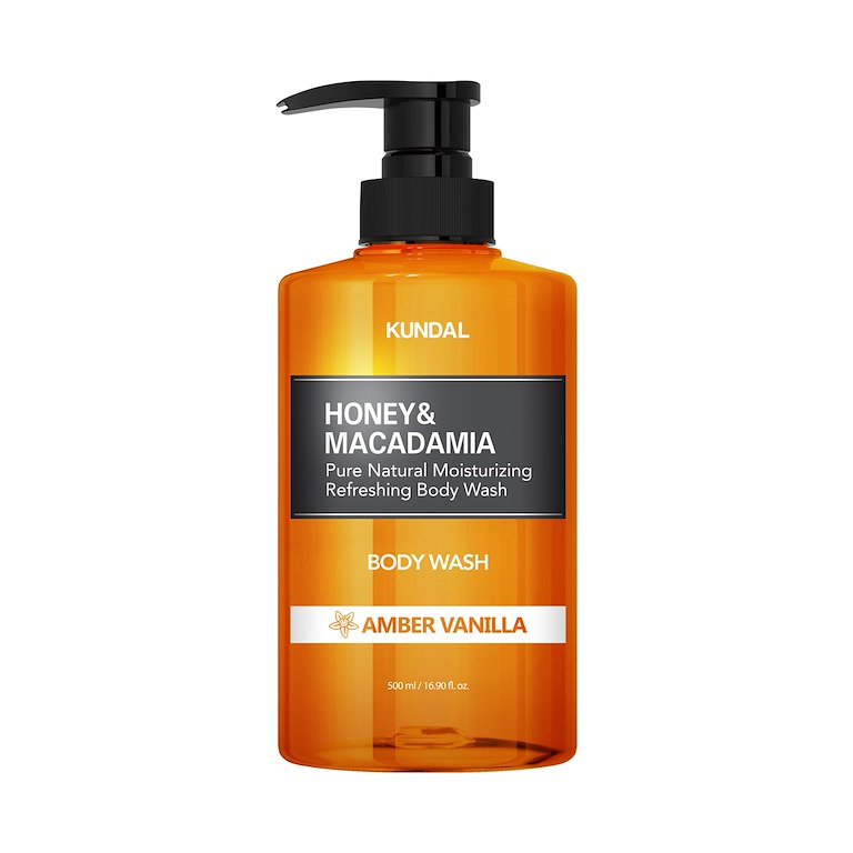 KUNDAL Honey&Macadamia Pure Body Wash 500ml Amber Vanilla