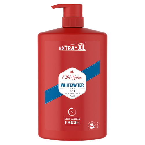 Old Spice Whitewater 3u1 gel za tuširanje, 1000 ml