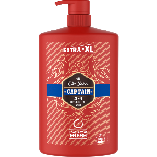 Old Spice Captain 3u1 gel za tuširanje 1000ml XXL