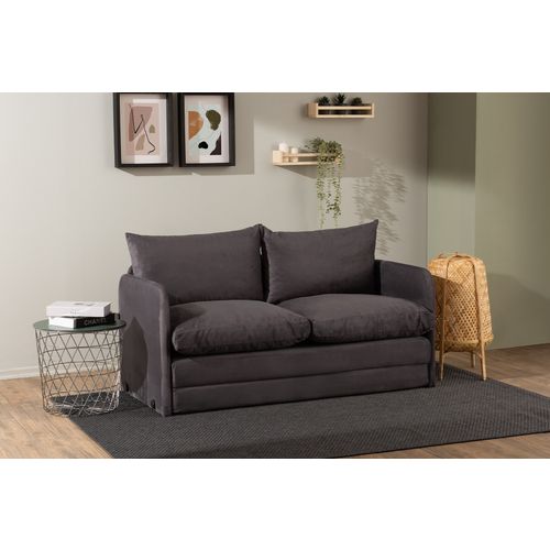 Saga XL 2-Seater - Grey Grey 2-Seat Sofa-Bed