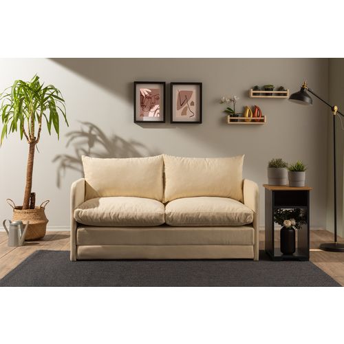 Saga XL 2-Seater - Cream Cream 2-Seat Sofa-Bed