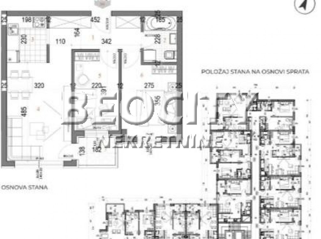 Novi Sad, Telep, Somborski bulevar, 3. 0, 52m2, 117000EUR