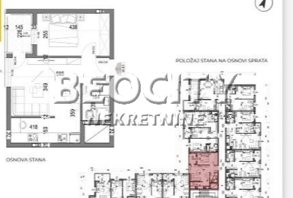 Novi Sad, Telep, Somborski bulevar, 2. 0, 40m2, 96000EUR