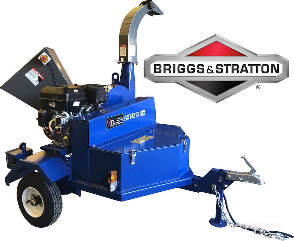 Nova Stiler RĘBAK SPALINOWY BXT42, BRIGGS&STRATTON, GASOLINE WOODCHIPPER drobilica za drvo