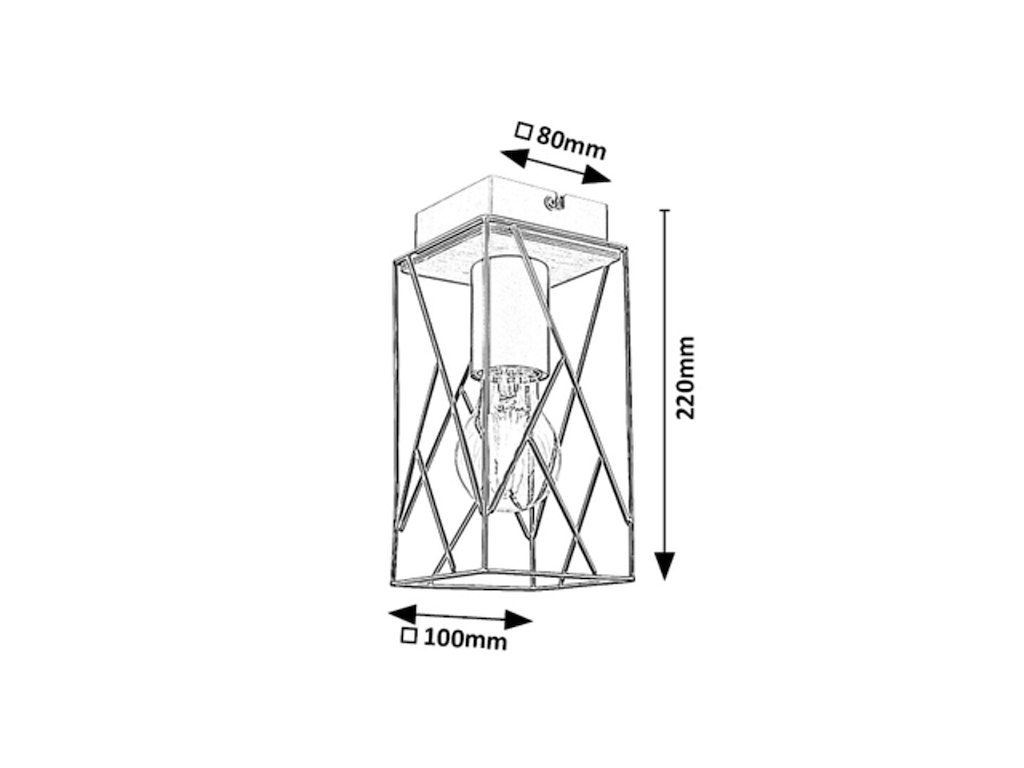 BOIRE PLAF 71021 1X40W RABALUX