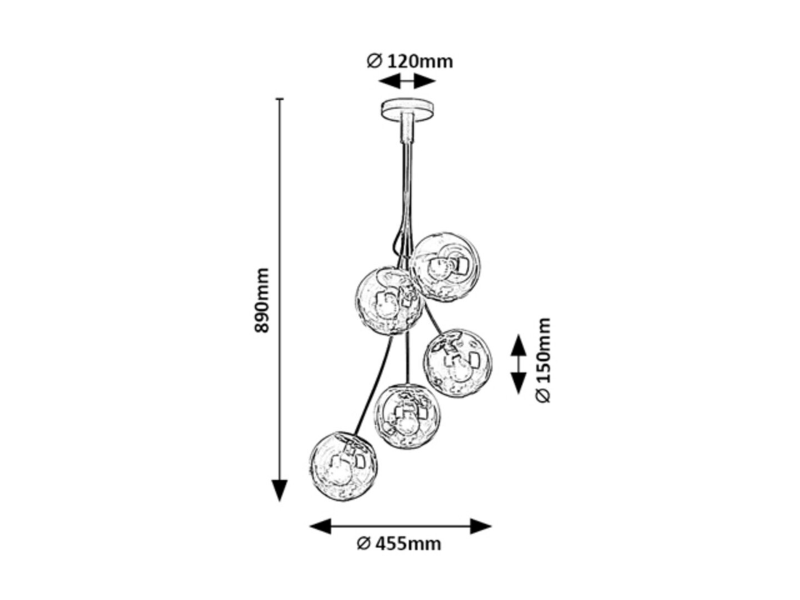 GLORY LUSTER 3508 5XMAT CR E14