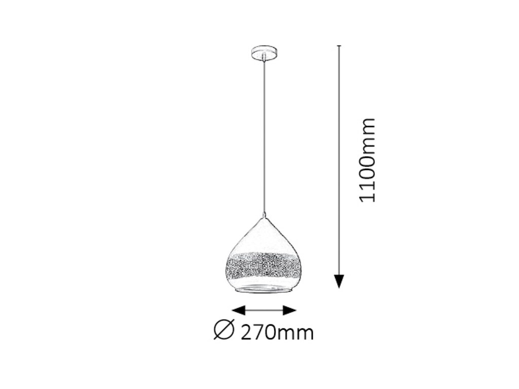 KAIA VIS CR/ZLA E27 40W 2278