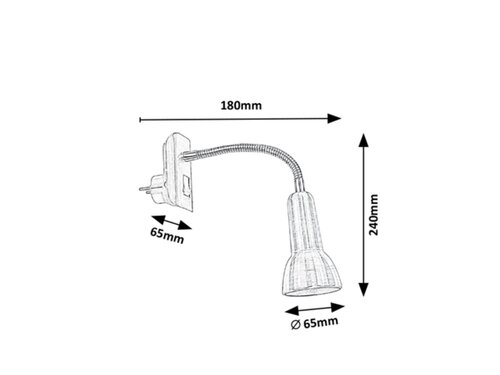 ANJA ZID LAMP BEZ SIJ E14 5672