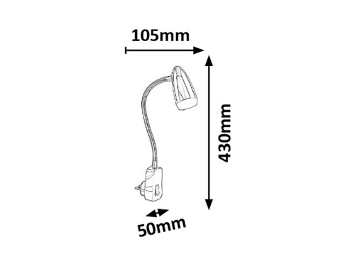 ALMA ZID LAMP LED 4W 3000 5658