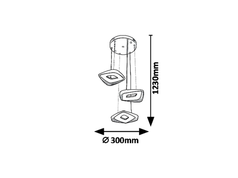 DARIA VISIL LED 36W GOLD