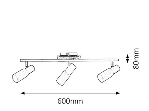 LOGAN SPOT E14 3X40W HROM 6098