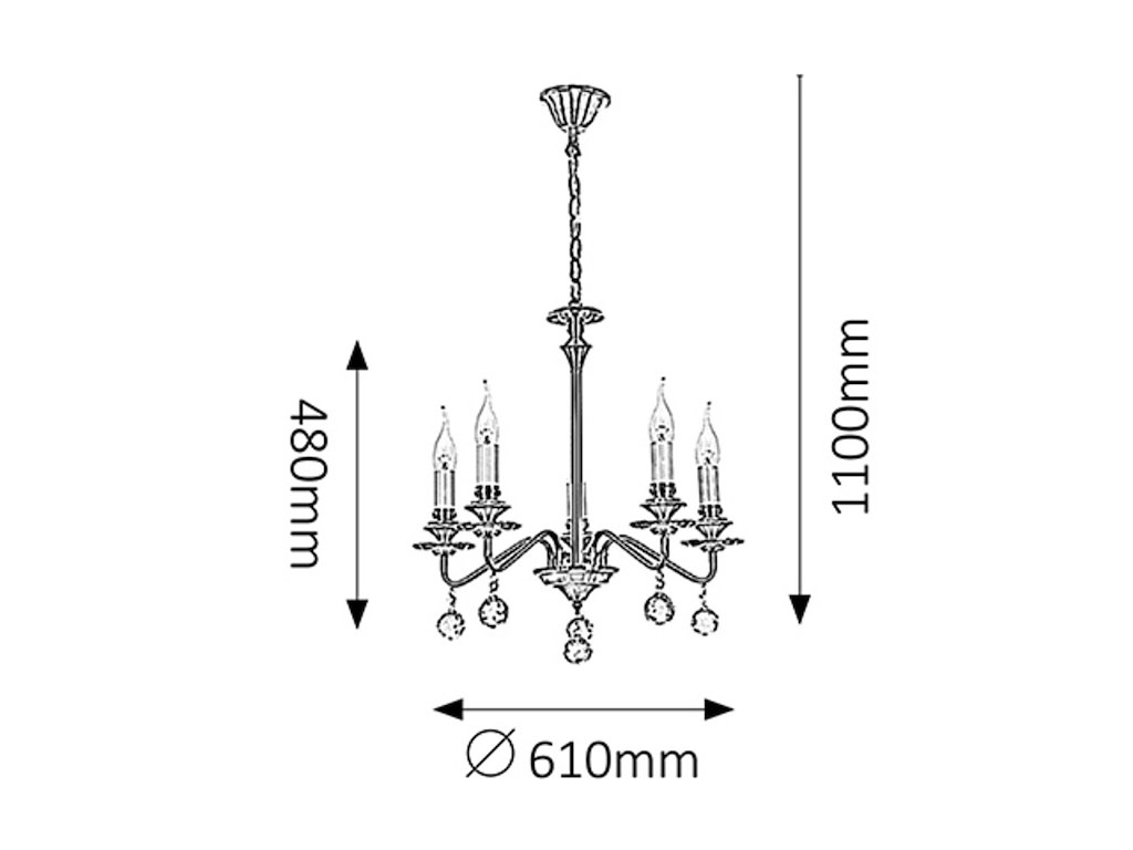 BEATRICE 7058 LUSTER 5XE14