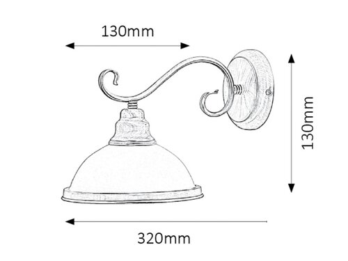 ELISETT 2751 ZIDNA LAMPA