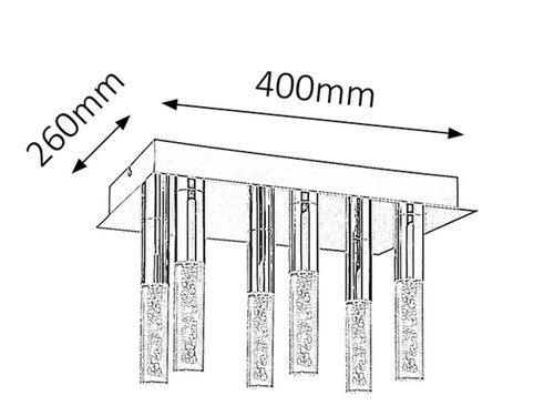 RHEIA 5763 LED PLAFONJERA