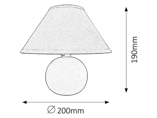 ARIEL 4907 STONA LAMPA