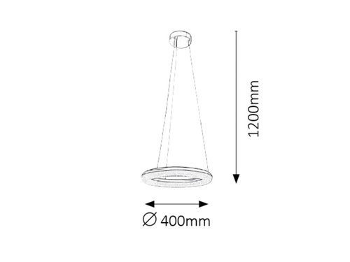 Georgina 2565 led visilica 24w