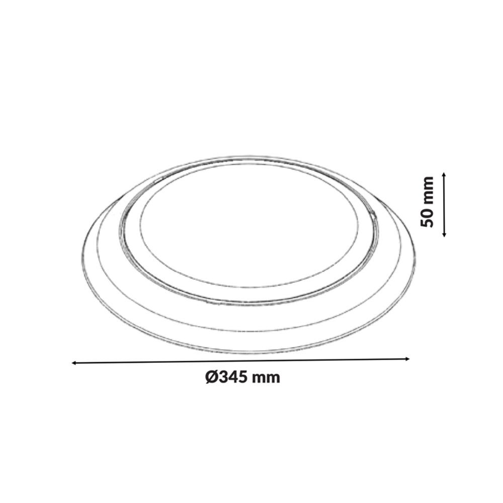 LED PLAFONJ 24W 6K BORLED