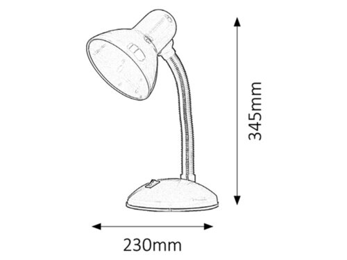 DYLAN STONA LAMP 40W ZELE 4170