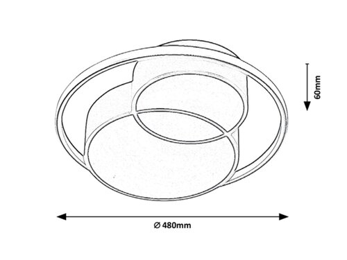 ZENITH LED PLAFONJERA 40W