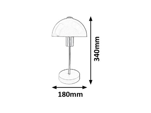 MANFRED ST LAMPA CRNA 8075 RAB