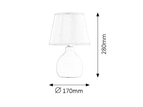 INGRID STONA LAMP KREM 4475