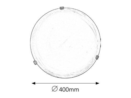 ALABASTRO PLAF 2XE27 3301 RABA