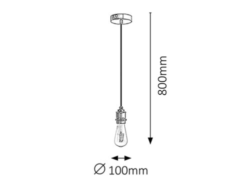 FIXY VISIL E27 40W CRNA 1411