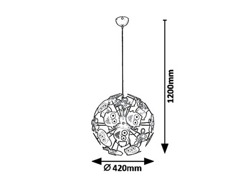 BIRDY VISIL 3XE14 MULTIC 6390