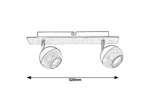 ARTHUR SPOT HRAST 2XGU10 5614