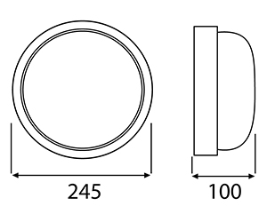 STAR LED 12W 4K BELA A2225-M