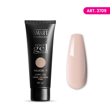 SMART POLY GEL NUDE 1 60gr / art.3709