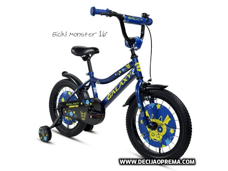 Bicikl Galaxy Monster 16″ za decu Plavo žuti