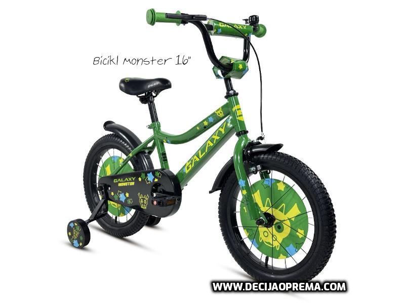 Bicikl Galaxy Monster 16″ za decu Zeleni