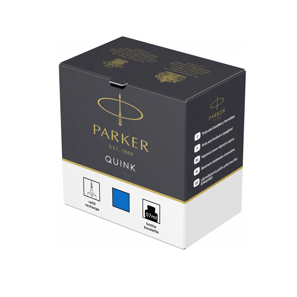 Mastilo za nalivpero Parker Royal Quink Blue Permanent