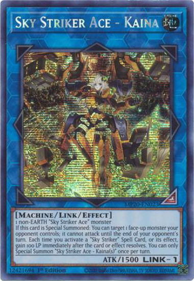 Sky Striker Ace - Kaina - MP20-EN023 - Prismatic Secret Rare 1st Edition