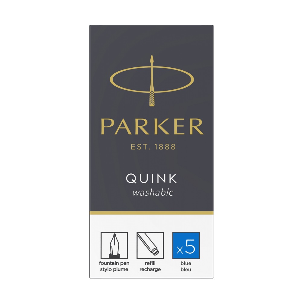 Patrone za nalivpero Parker Royal Quink Blue Washable