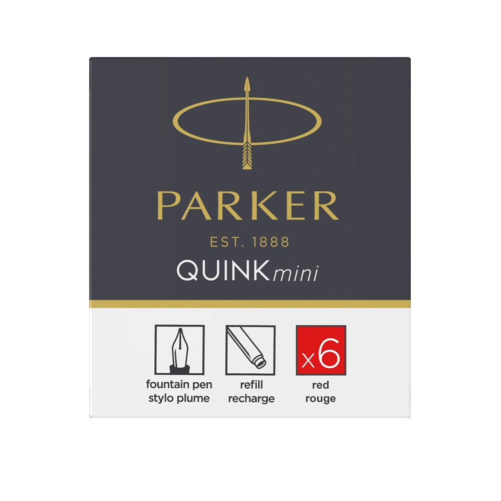 Patrone za nalivpero Parker Royal Quink Red Mini