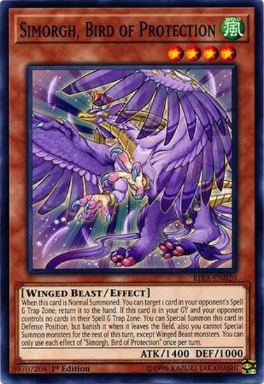 Simorgh, Bird of Protection - RIRA-EN020 - Common 1st Edition