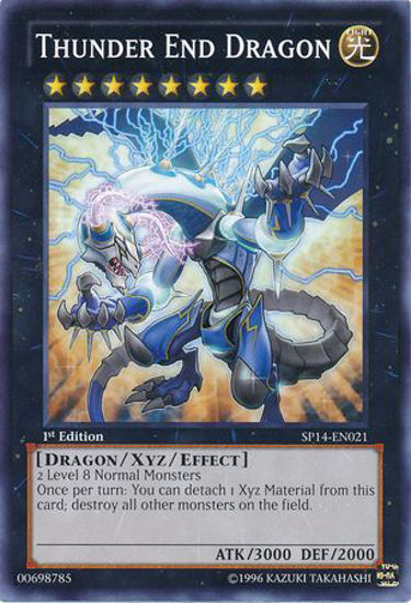 Thunder End Dragon - SP14-EN021 - Common 1st Edition