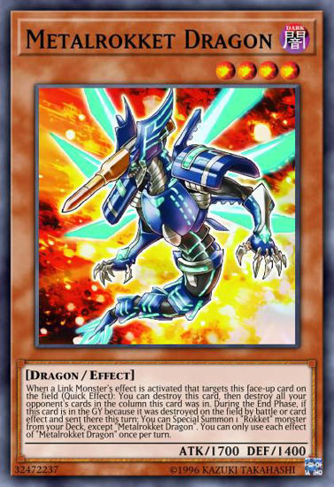 Metalrokket Dragon - EXFO-EN008 - Rare 1st Edition