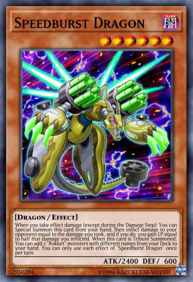 Speedburst Dragon - SAST-EN006 - Rare 1st Edition