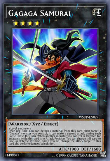 Gagaga Samurai - WSUP-EN027 - Super Rare 1st Edition