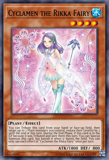 Cyclamen the Rikka Fairy - SESL-EN016 - Super Rare 1st Edition