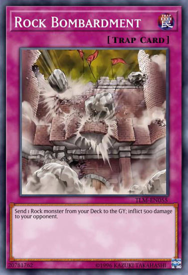 Rock Bombardment - SESL-EN058 - Super Rare 1st Edition