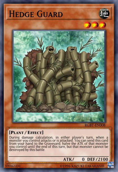 Hedge Guard - BP02-EN081 - Rare 1st Edition